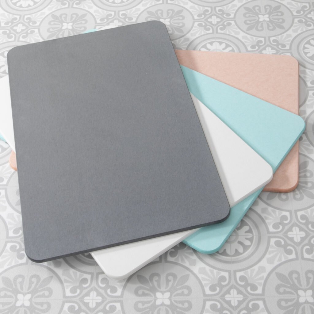 Grey Bath Mats - Non-Slip & Fast Drying - Artsy Mats