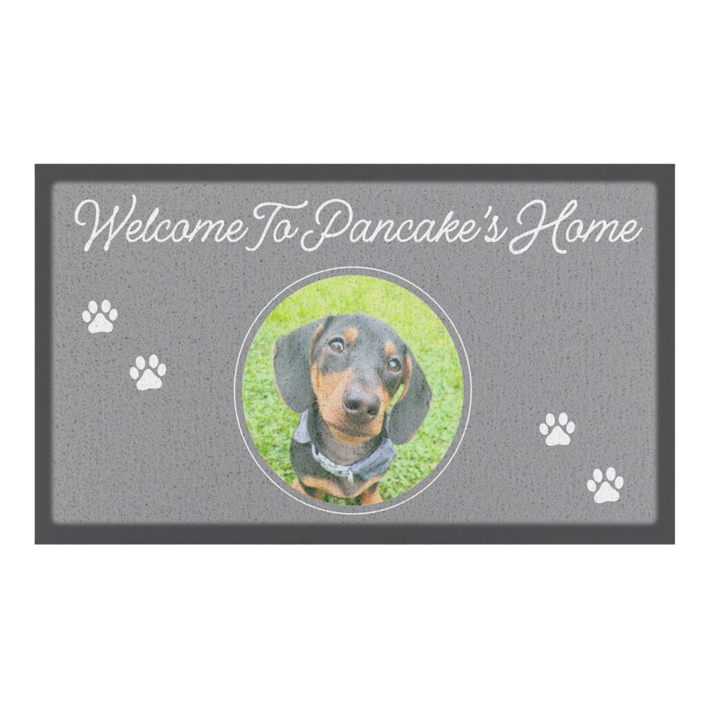 Welcome To Dogs Home Personalised Doormat (70 x 40cm) - Artsy Mats